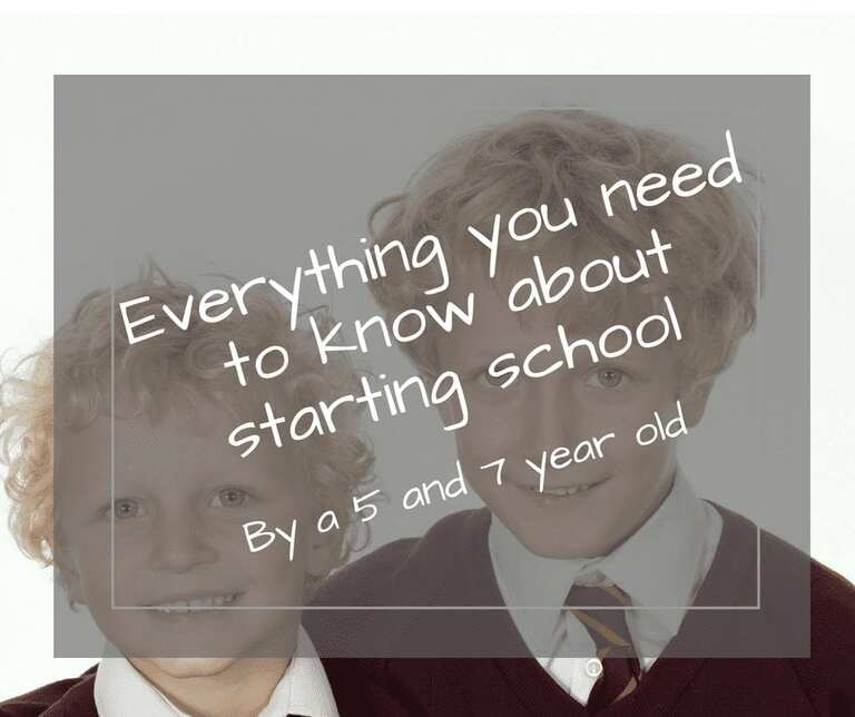 Everything you need to know about starting school by a 5 and 7 year old ...